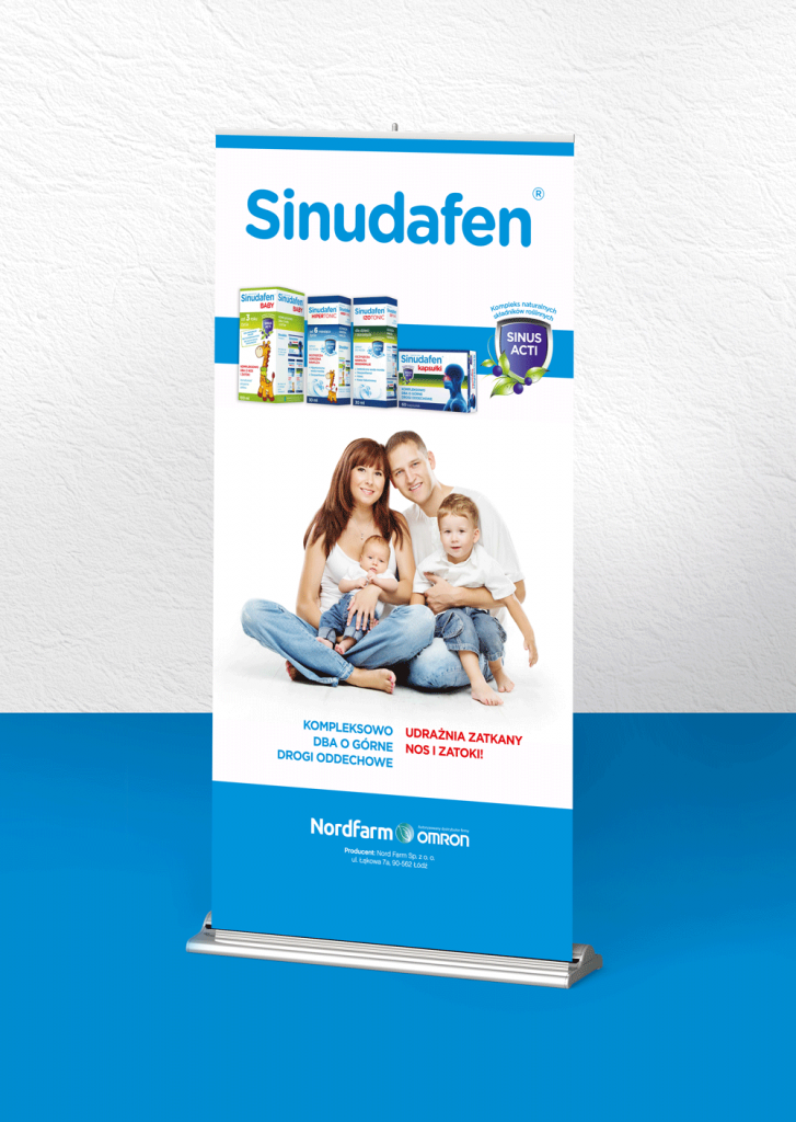 Sinudafen linia produktów – Nordfarm – KRINX Studio
